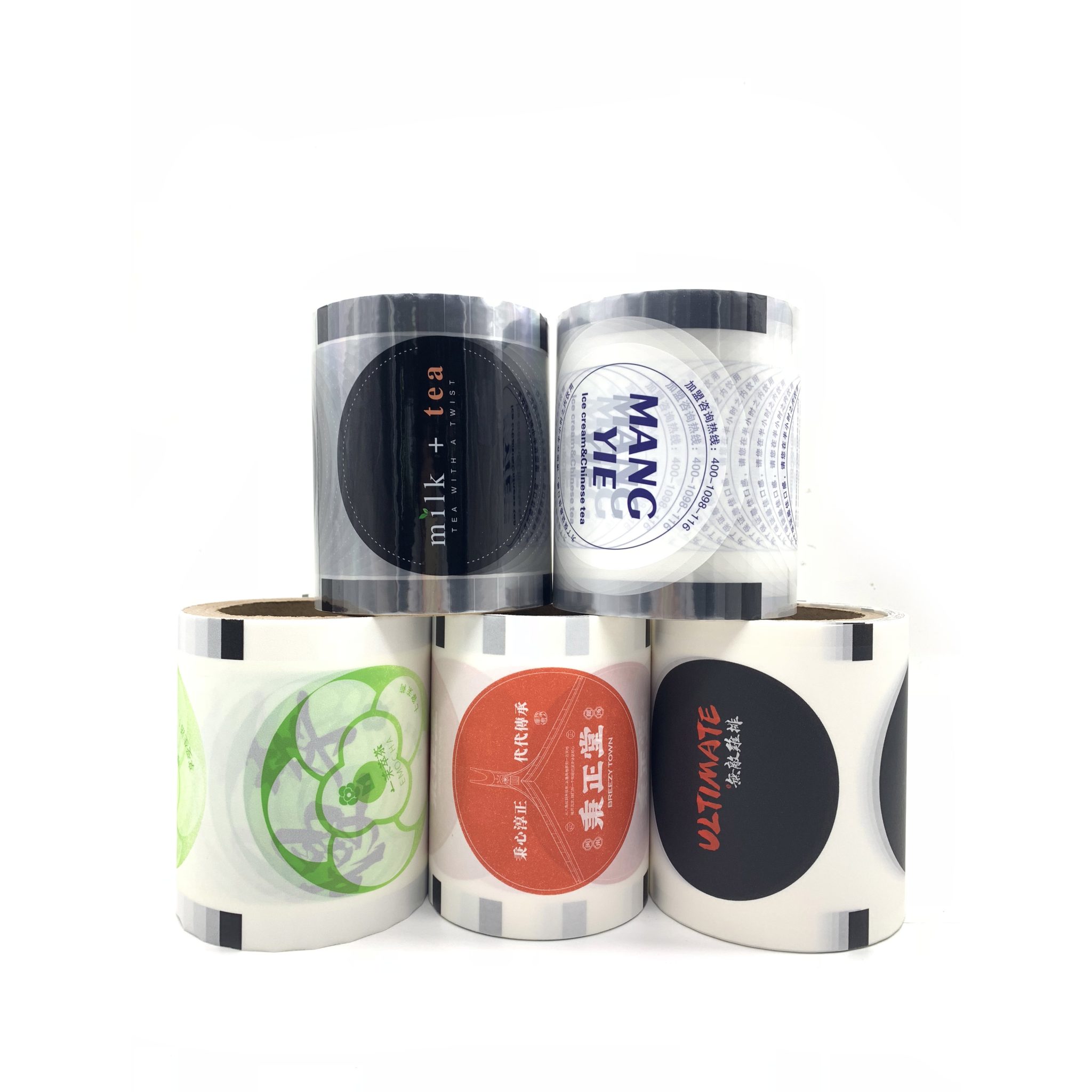 Cup Sealing Roll Film | Digital Printing for Boba Tea & Yoghurt