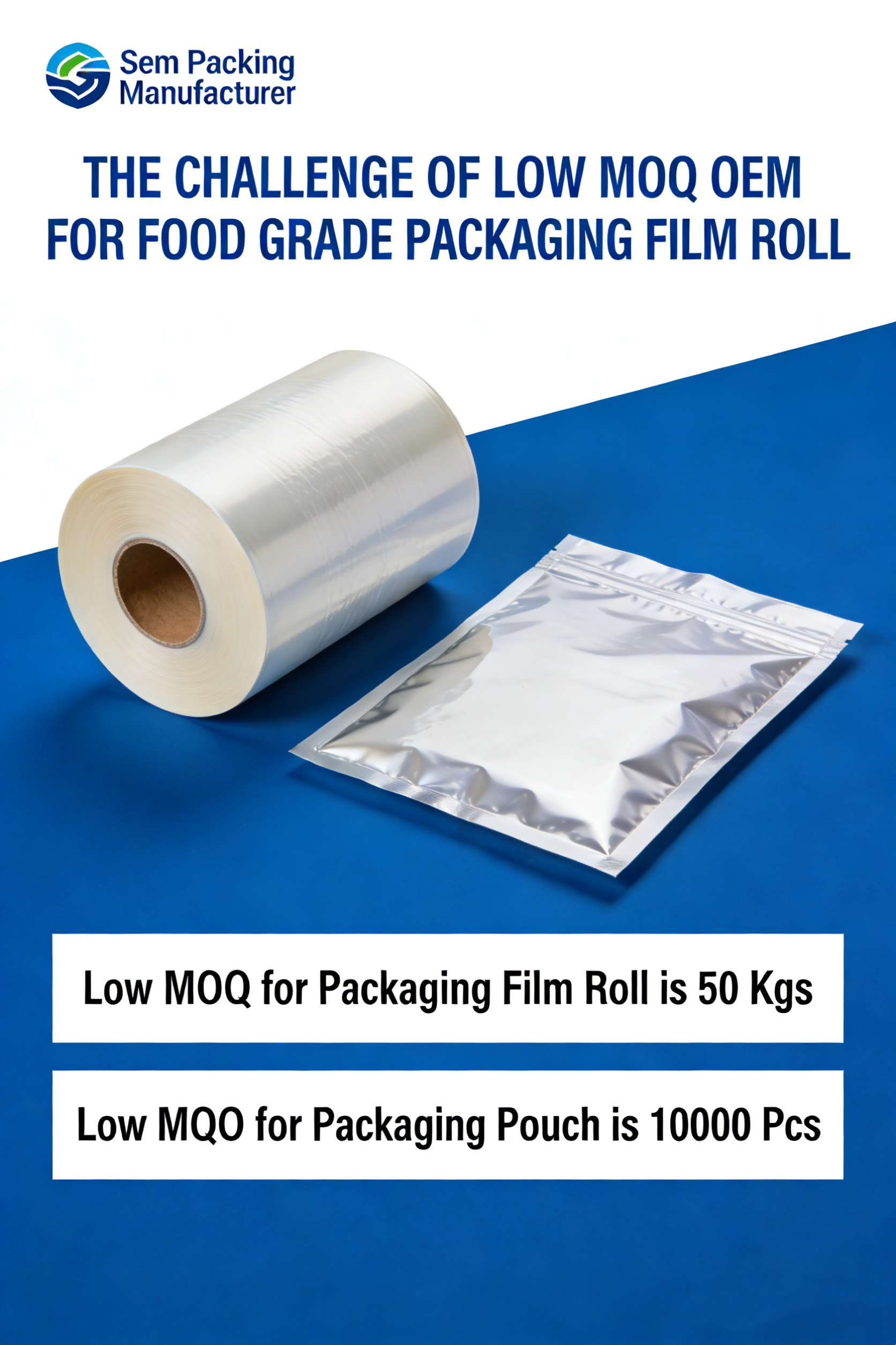 The Challenge of LOW MOQ OEM for Food Grade Packaging Film Roll - Astra ...